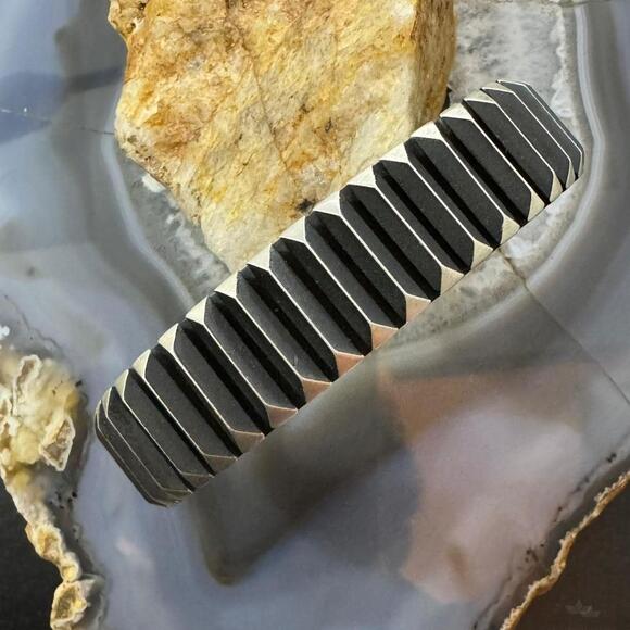 Jewelry | Leander Tahe Native American Sterling Silver Heavy Geometric ...